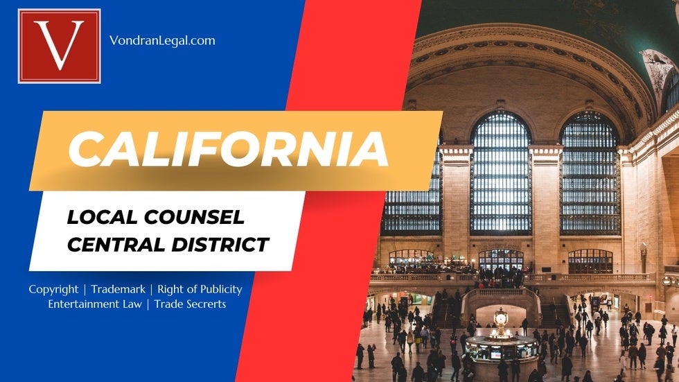 Sample declaration of electronic service in the central district of California | Vondran Legal