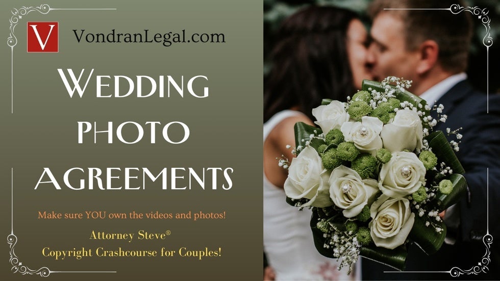 Make sure you own the copyrights to your wedding video and photos ...