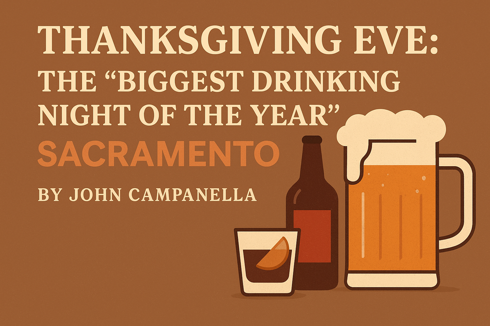 Thanksgiving Eve: The “Biggest Drinking Night of the Year” in ...