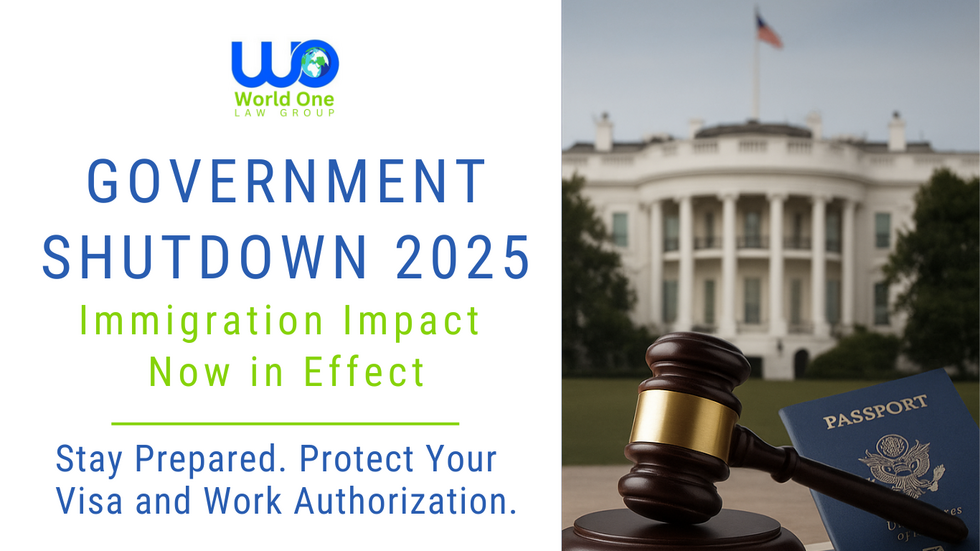 Government Shutdown 2025 & Immigration: Delays, Visa Impact & What You ...