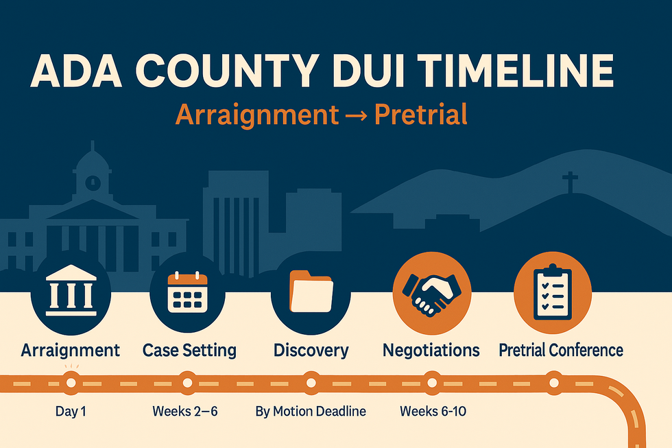 Ada County DUI Timeline: From Arraignment to Pretrial (What Really ...