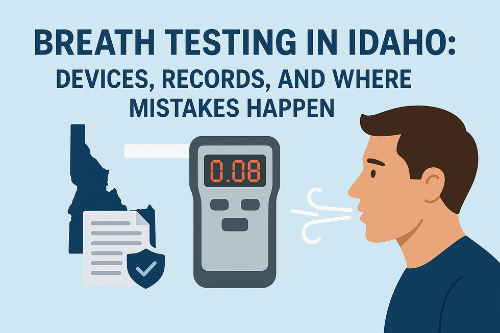 Breath Testing in Idaho DUI Cases | Boise DUI Defense