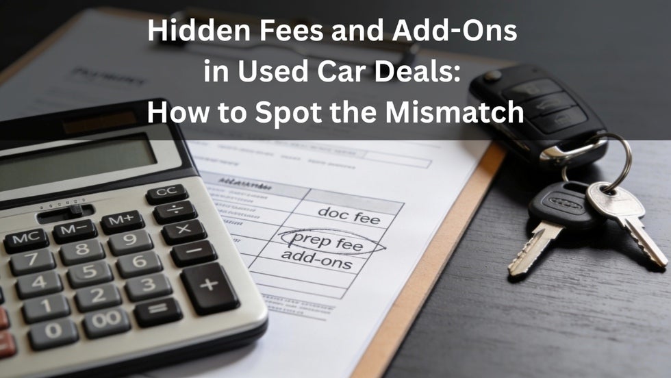 Hidden Fees and Add-Ons in Used Car Deals: How to Spot the Mismatch (NJ ...