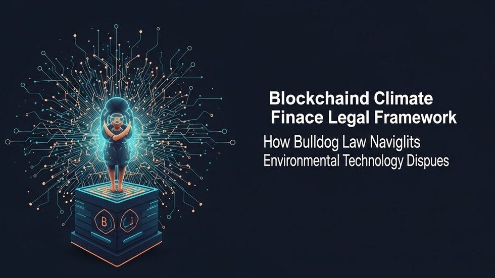 Blockchain Climate Finance Legal Framework: How Bulldog Law Navigates ...