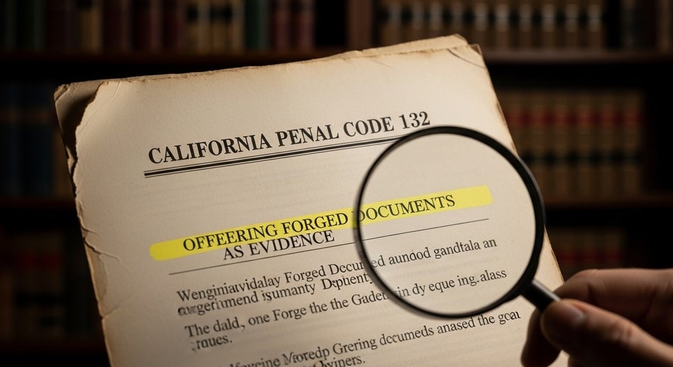 Understanding California Penal Code 132: Offering Forged Documents as ...