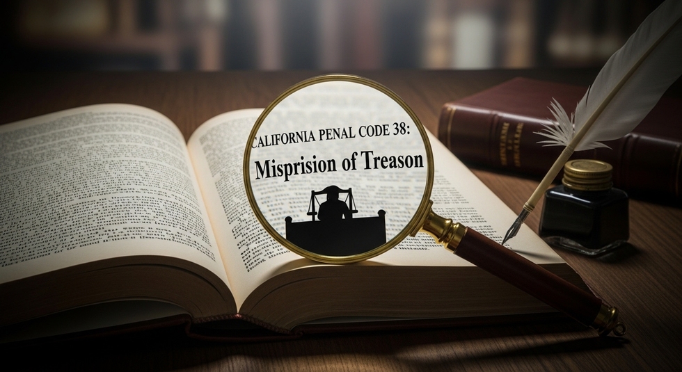 CP 38 de California: Defensa en Casos de Ocultación de Traición ...