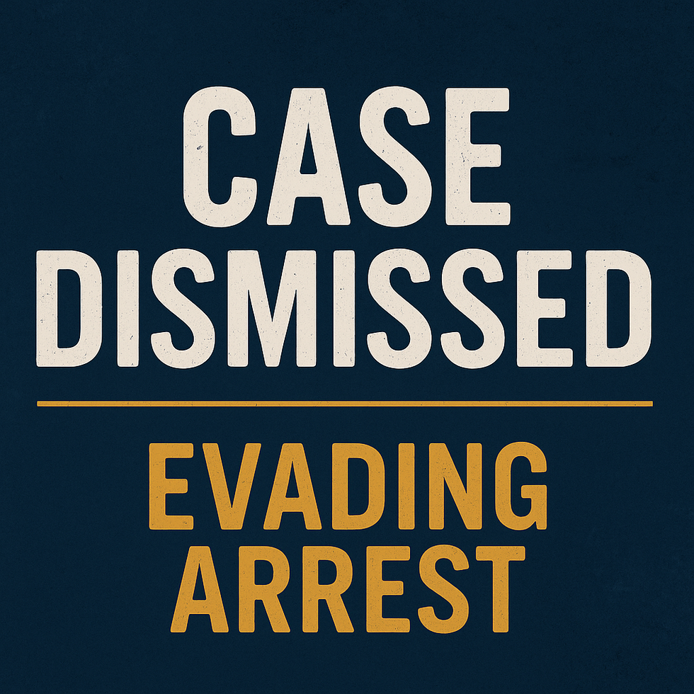 Evading Arrest with a Motor Vehicle | Texas Defenders